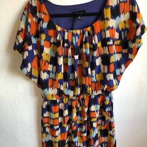 AB Studio | Dresses | Ab Studio Womens Colorful Dress With Pockets ...
